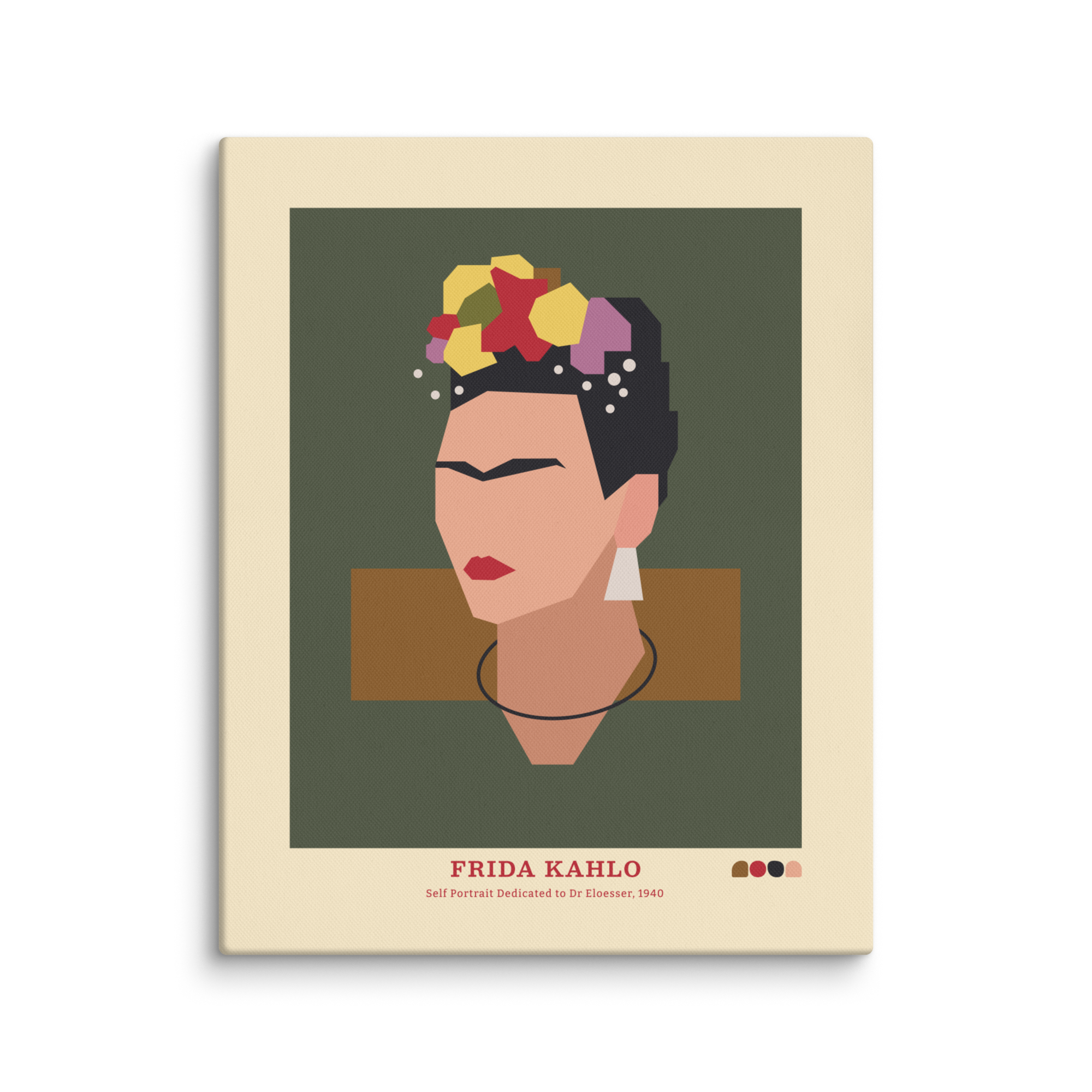 Self Portrait Dedicated to Dr Eloesser, 1940 - Frida Kahlo – Studio Noon